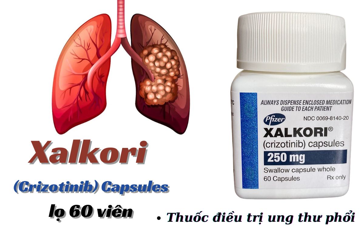 Thuốc Xalkori - Thuốc điều trị ung thư phổi của thương hiệu Pfizer